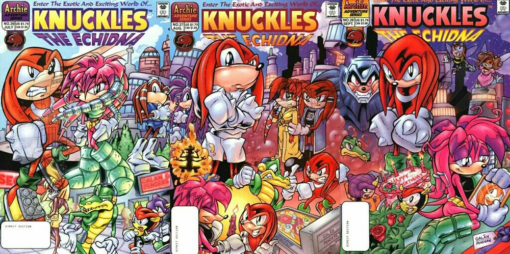 Reviewing all the Ken Penders Knuckles stories: The First Date lookback ...