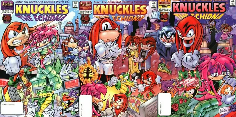 Reviewing all the Ken Penders Knuckles stories: The First Date lookback ...