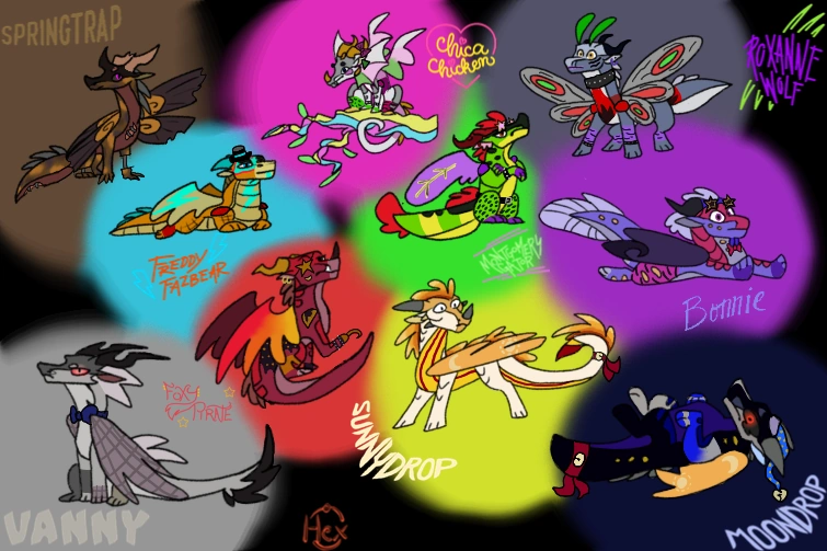 Turning FNaF SB characters into dragons (FINISHED) | Fandom