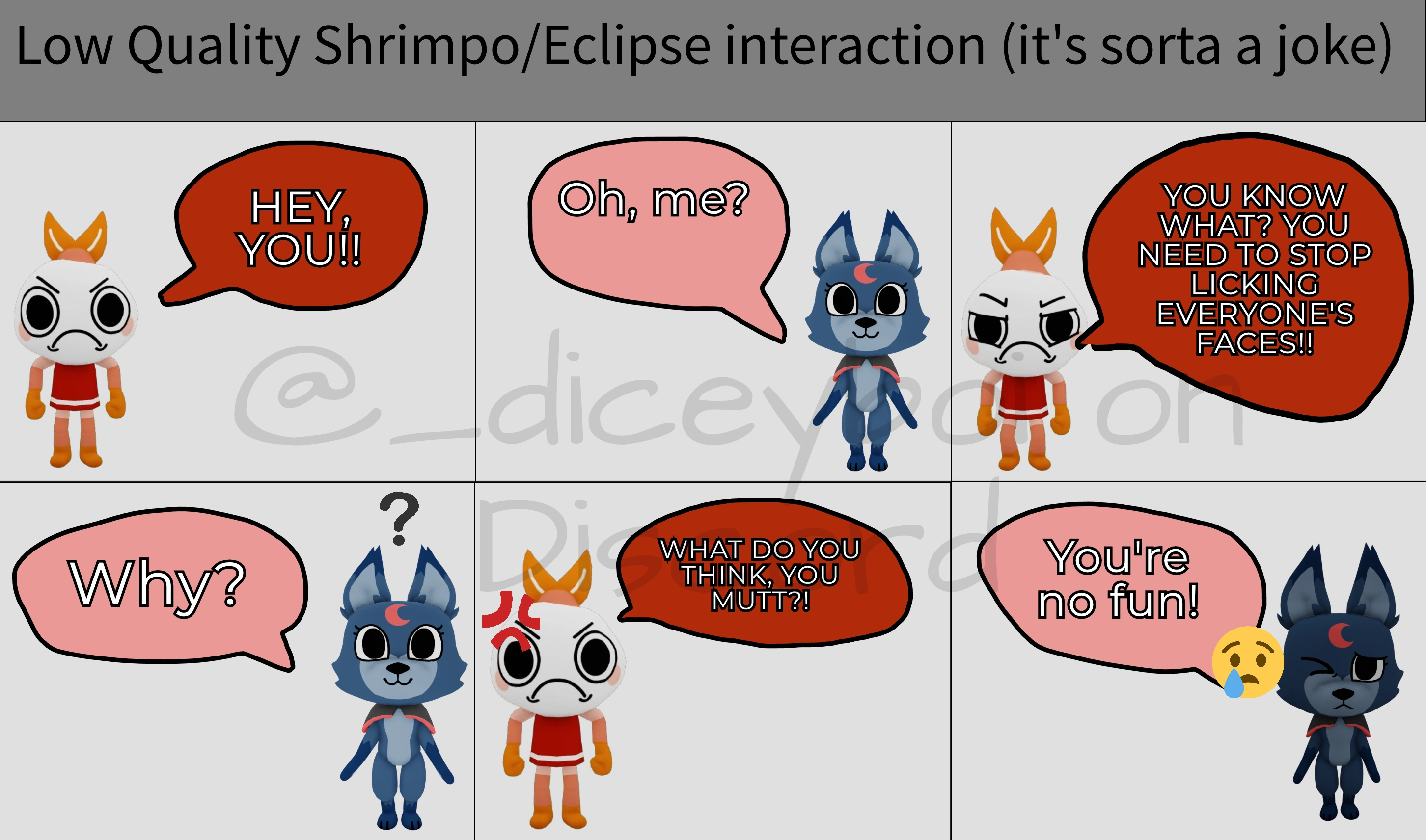 Fake Interaction I made with Shrimpo and Eclipse | Fandom