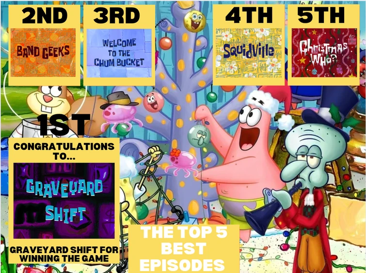 The SpongeBob Best Season 2 Episode Elimination Game Final Results | Fandom
