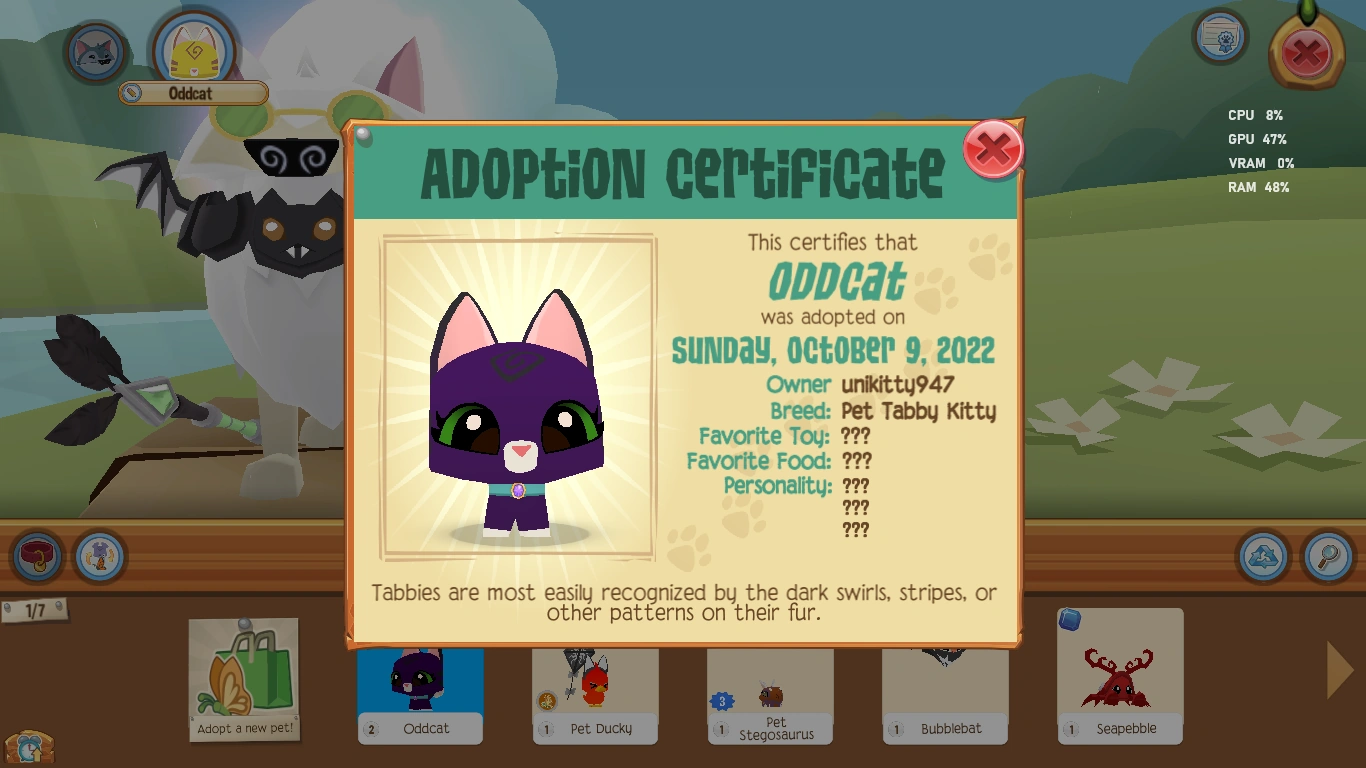 Name a cat ODDCAT | Fandom