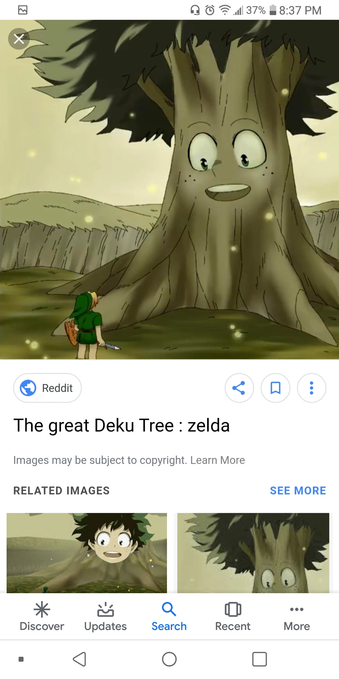 BRUH I GOOGLED DEKU TREE AND THIS IS WHAT I FOUND AND I NEVER WANTED TO ...