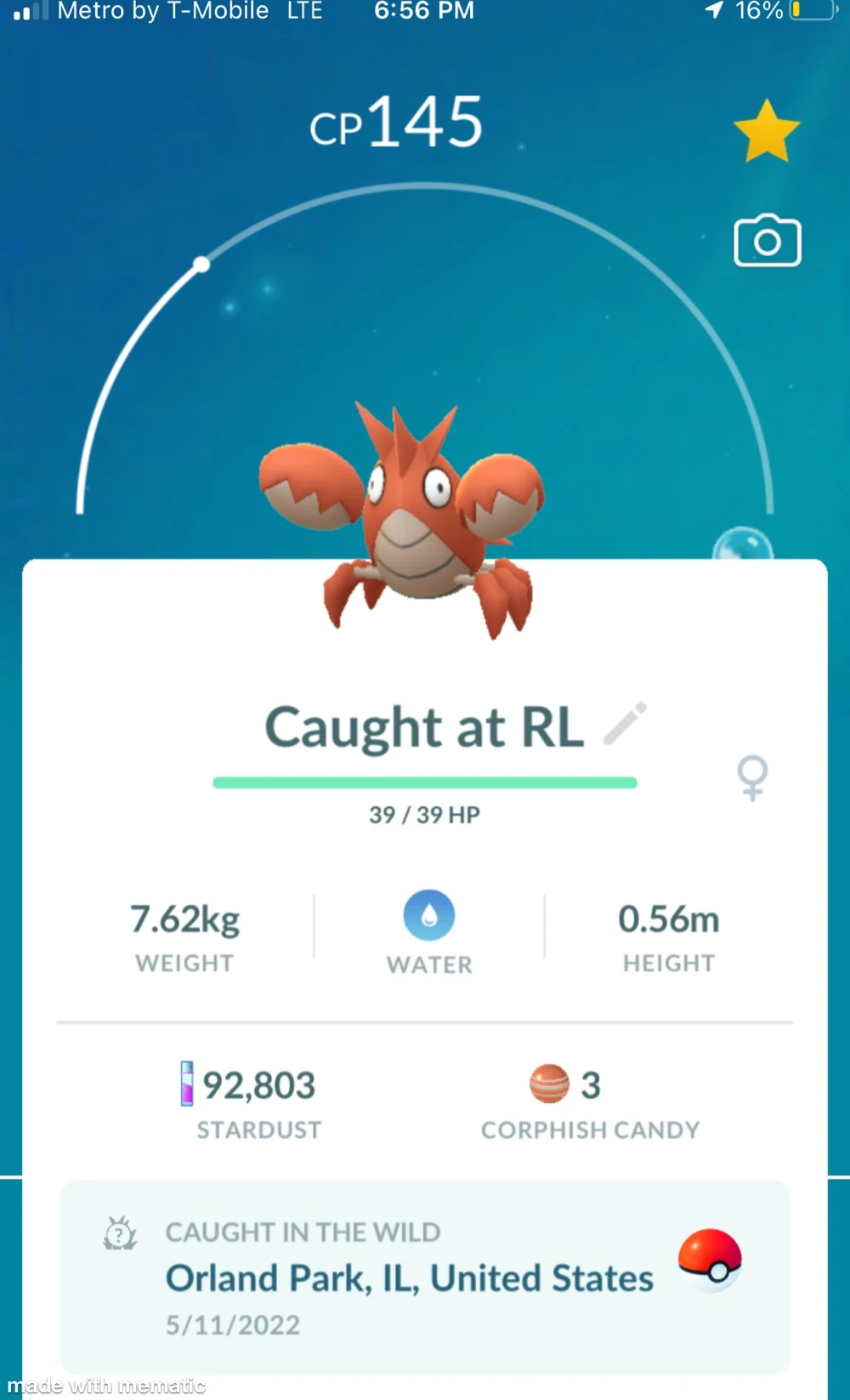 Although this may not be a shiny, I consider this my crowning ...