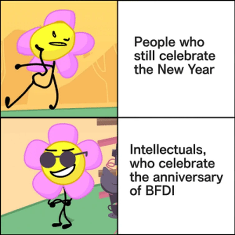 Celebrating BFDI Birthday be like... | Fandom