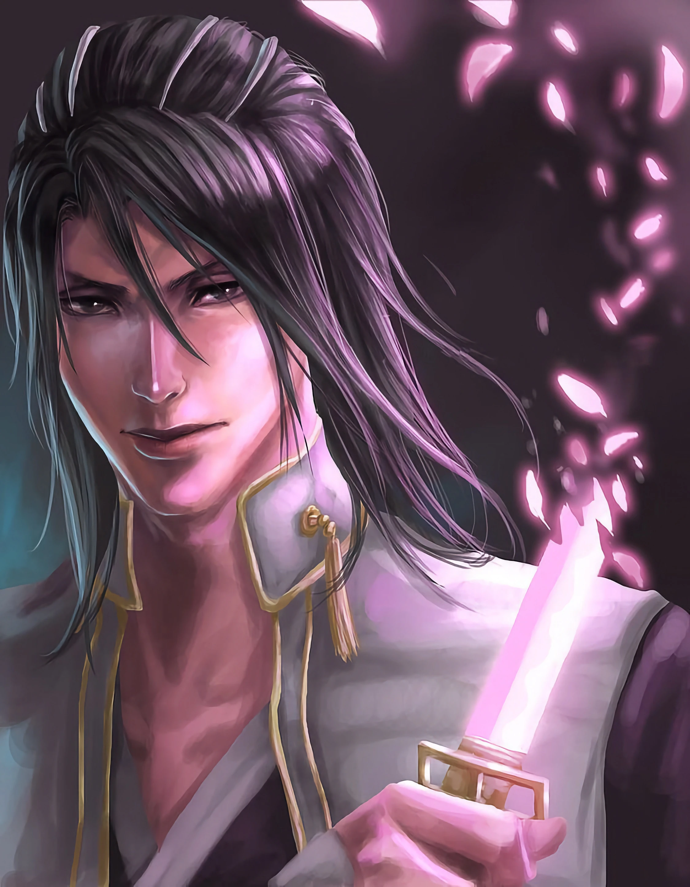 Celebrating Byakuya's birthday with some Fan Art | Fandom
