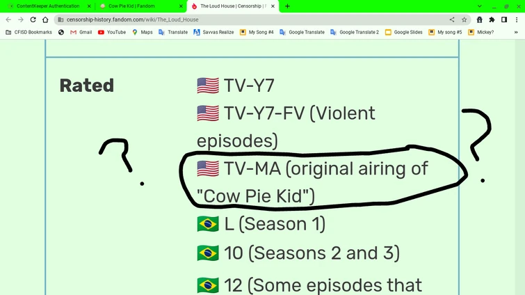 Where I saw The "Cow pie Kid TV-MA thing... | Fandom
