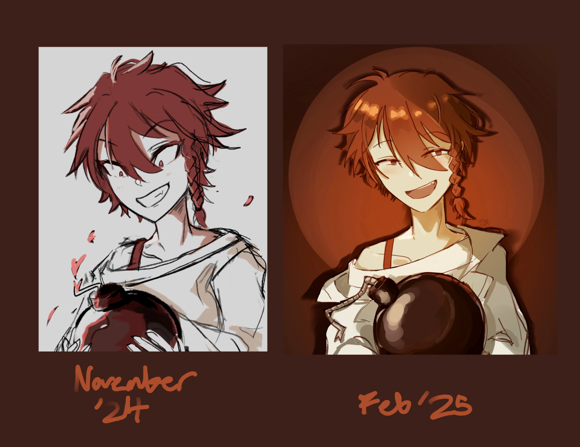 Redraw comparison bleghhh | Fandom