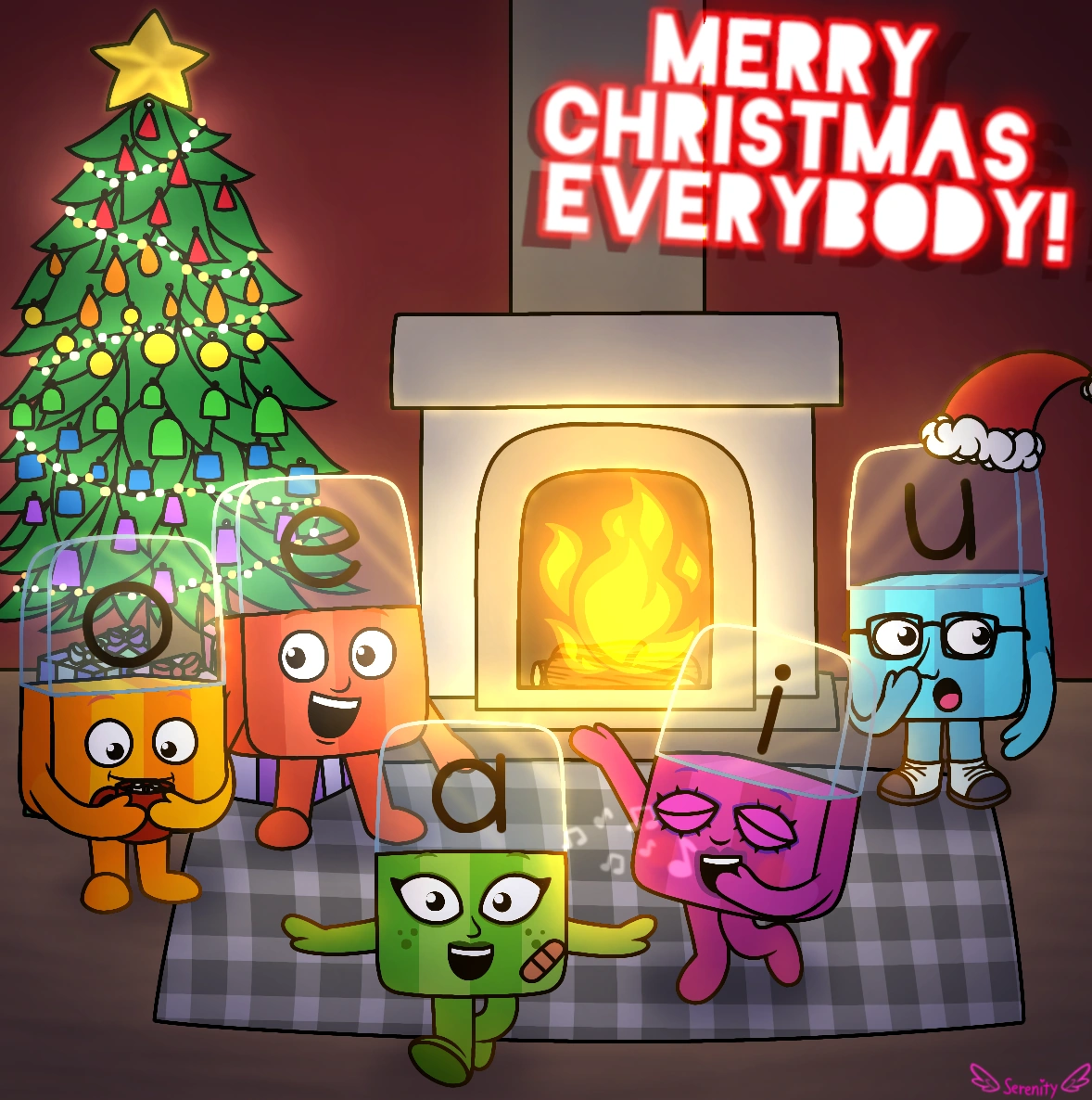 Just a Christmas fanart of the Alphablocks | Fandom