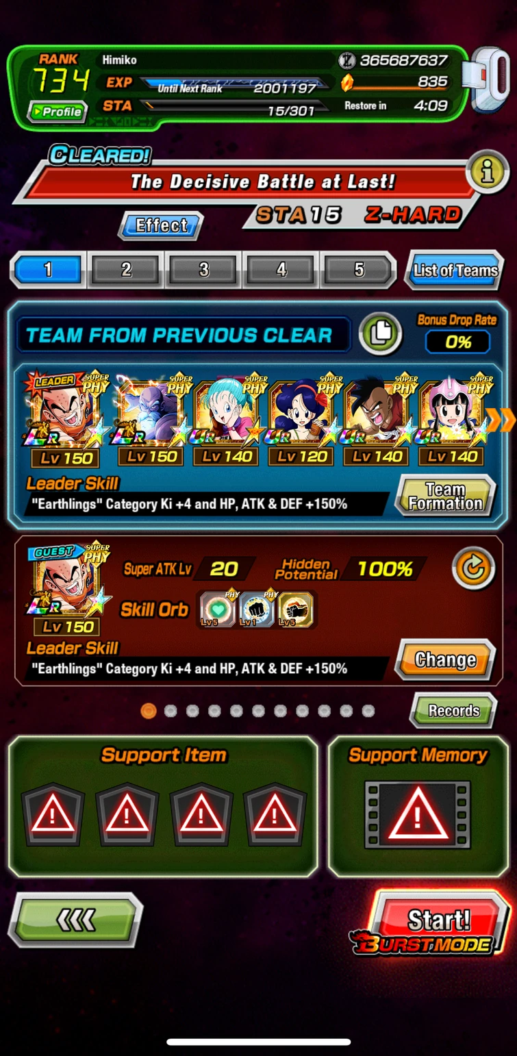 What's the best team to use for burst mode to get 3k ? | Fandom