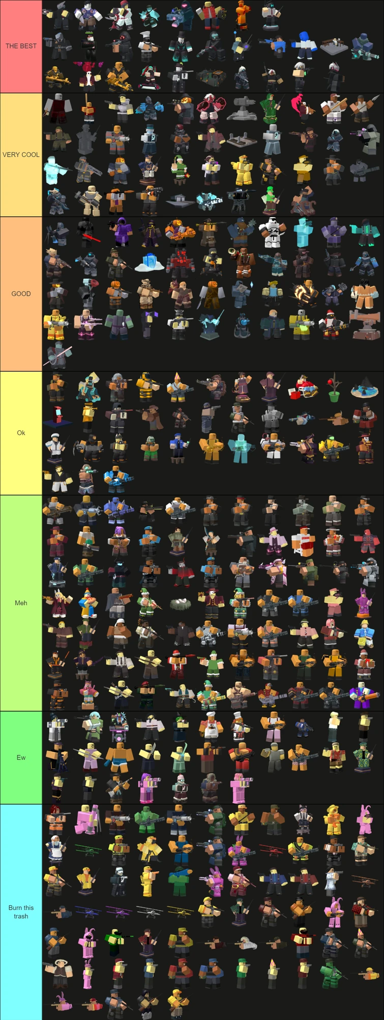 RANKING ALL TDS SKINS | Fandom