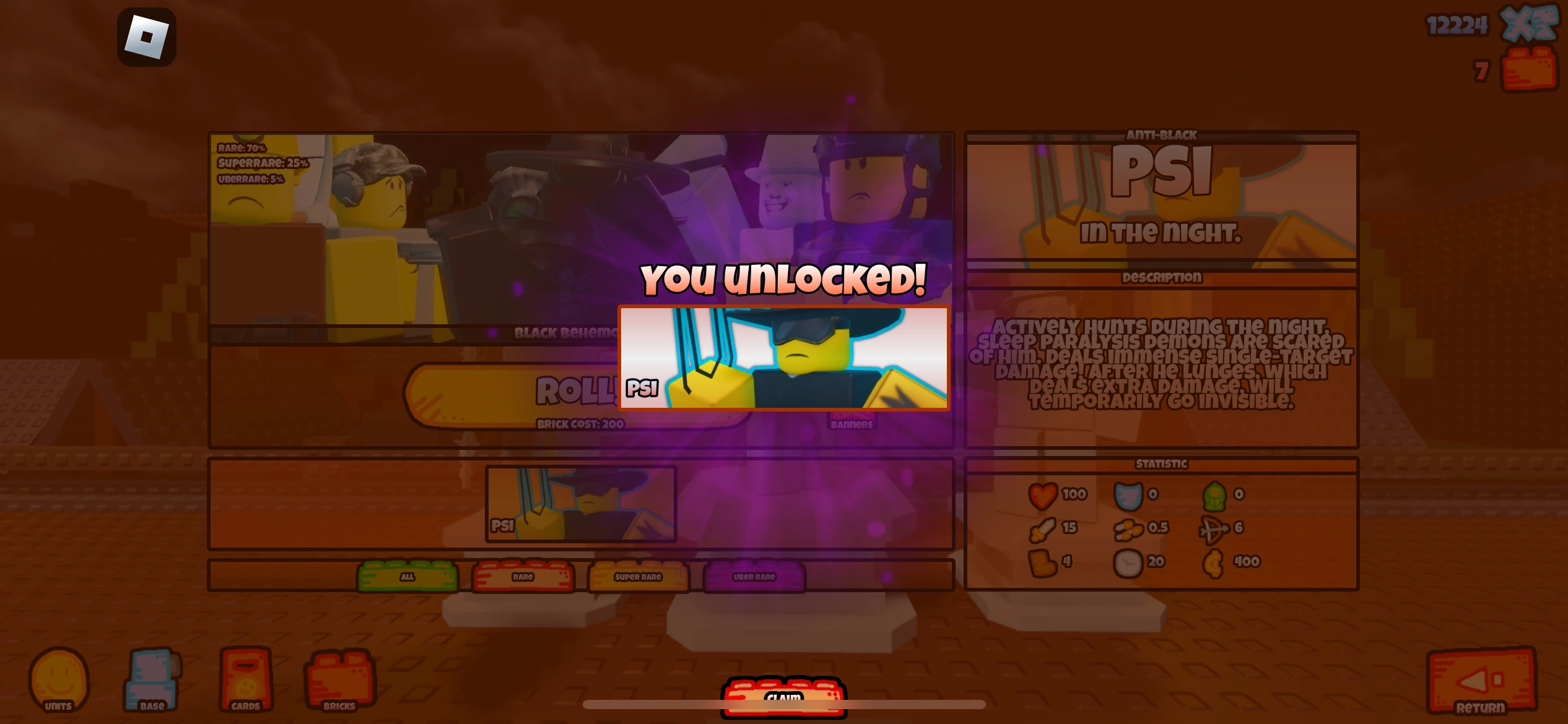 I had 200 bricks and didn’t expect to actually get him first try | Fandom