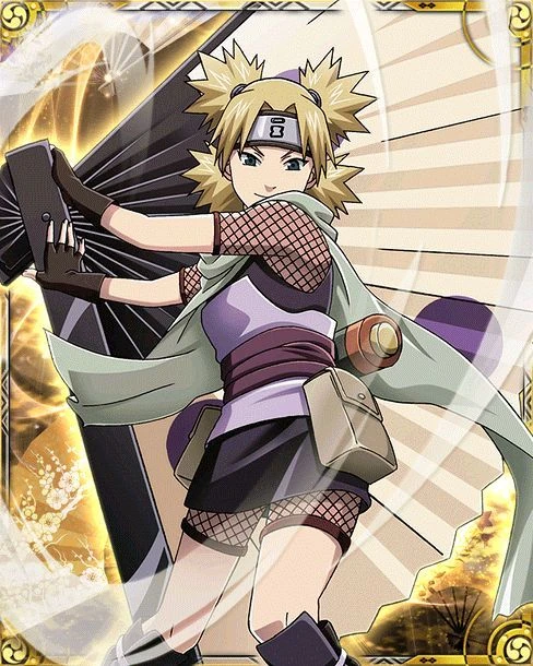 Temari was actually supposed to be an weapon ninja like Tenten but then ...