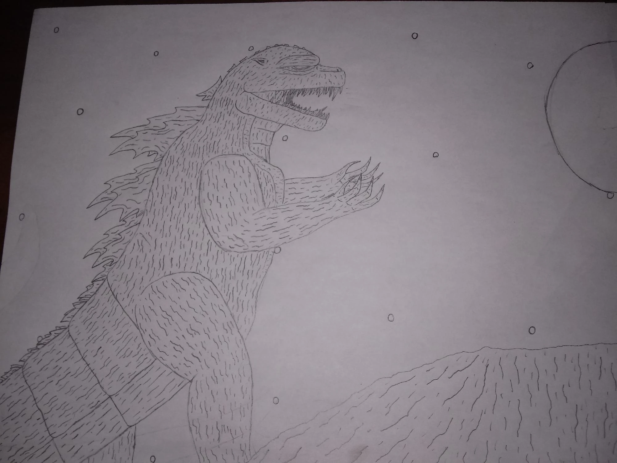Godzilla vs. Gigan Drawing | Fandom