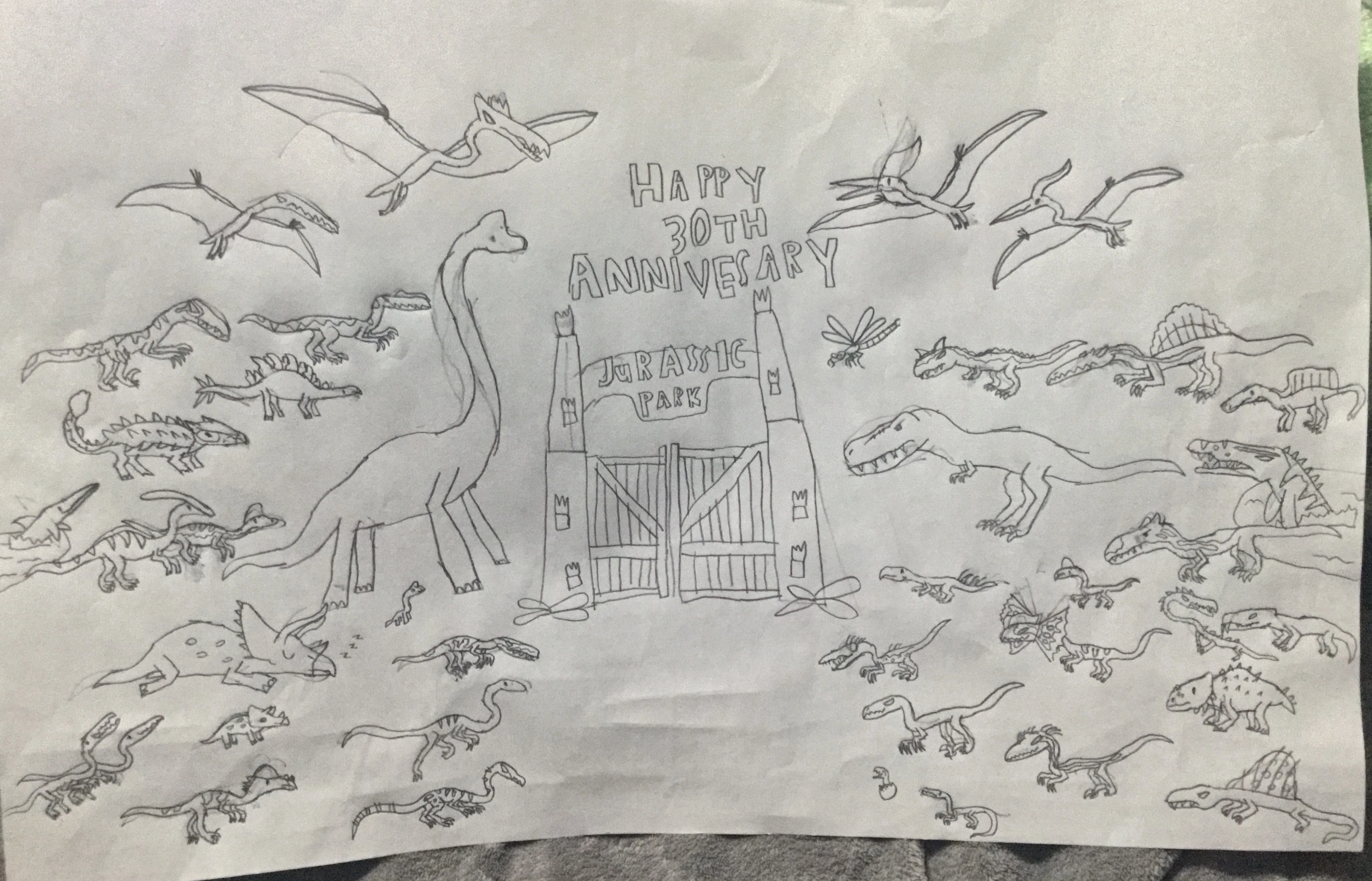 Drawing I made for the 30th Anniversary | Fandom