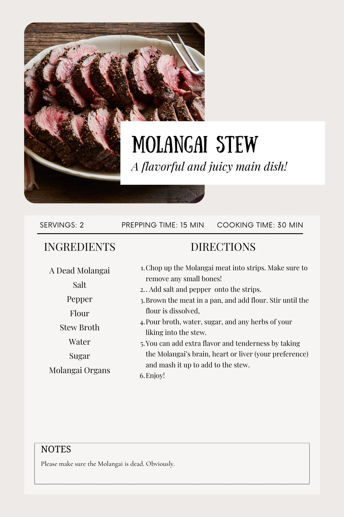 Molangai Stew .+- (CoS Recipe Book #1) | Fandom