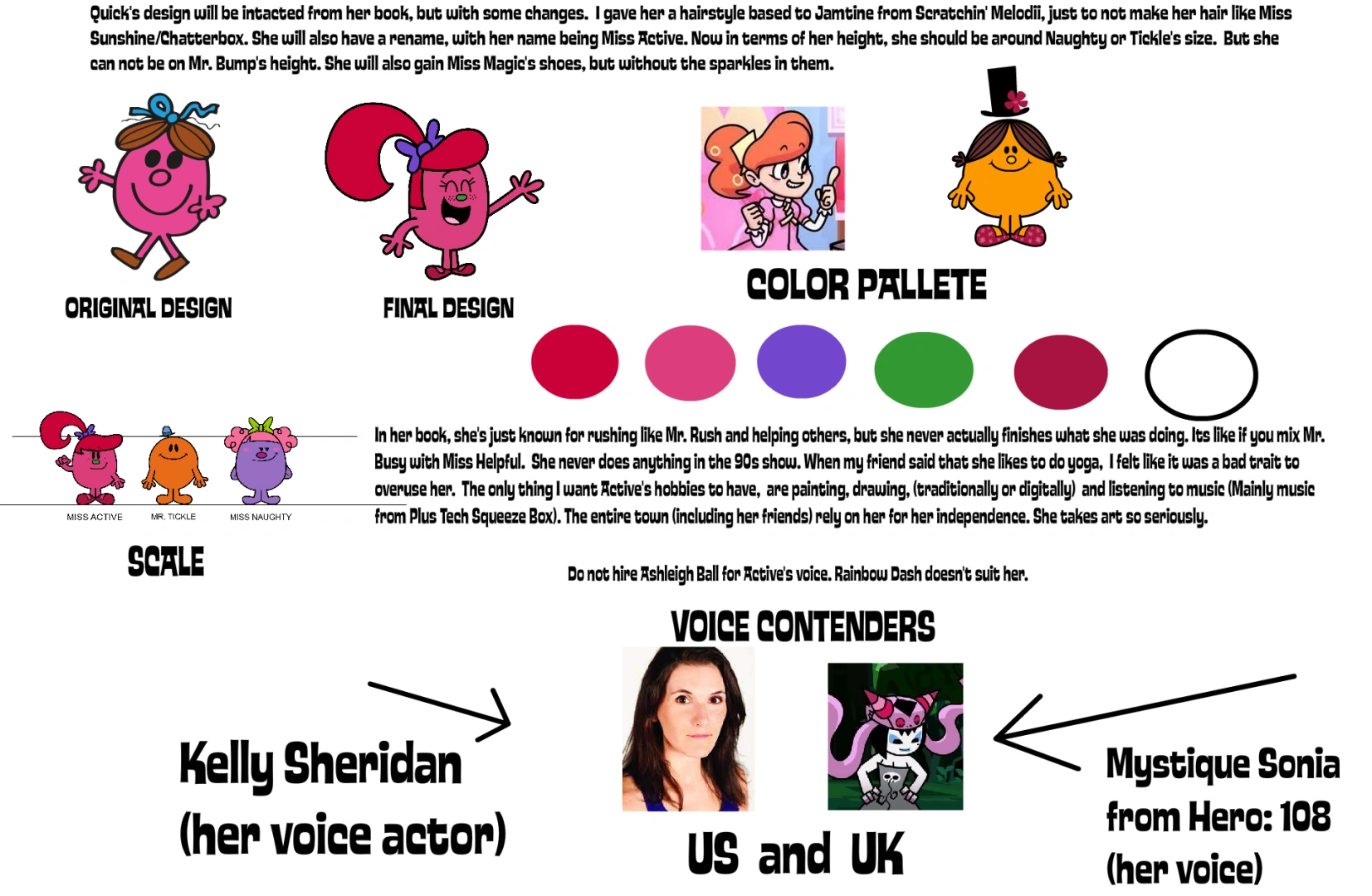 Everything you need to know about Miss Active (A new character for the ...