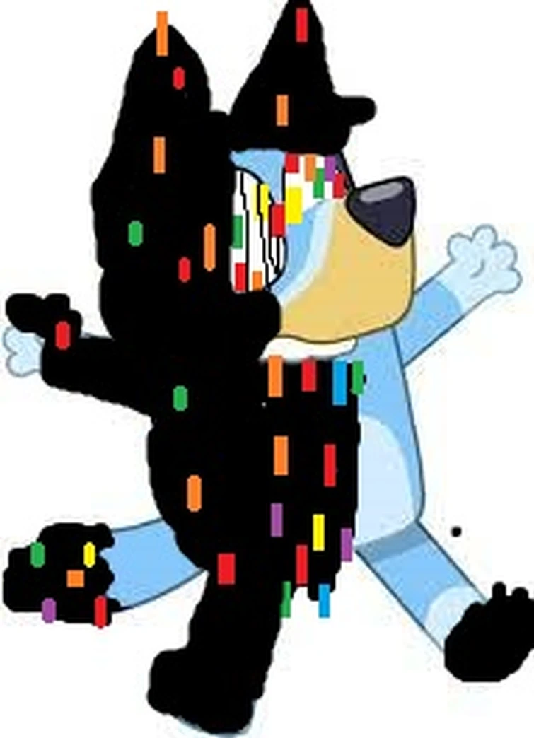 heres my corrupted bluey character design | Fandom