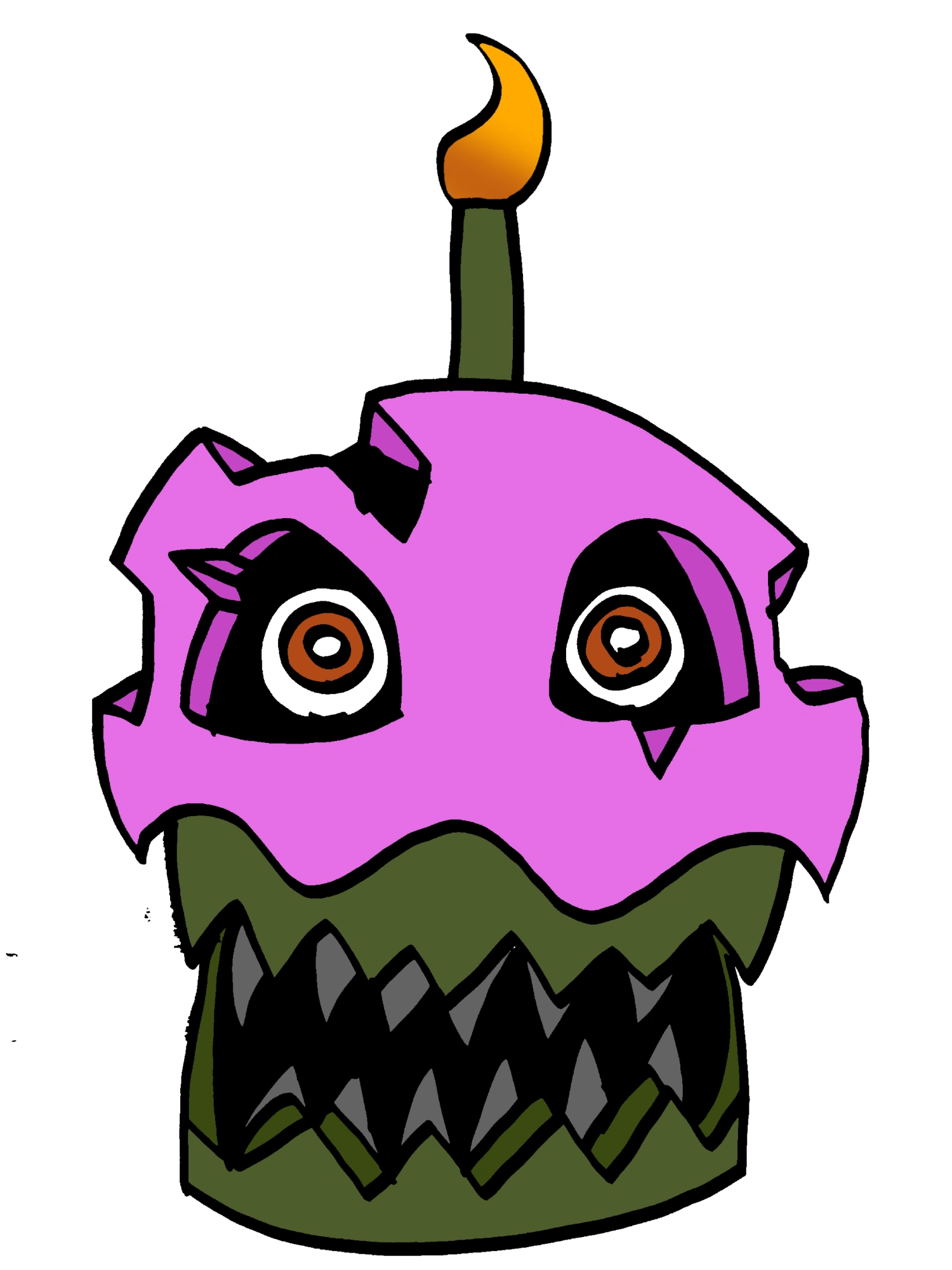 My drawing of Nightmare Cupcake | Fandom