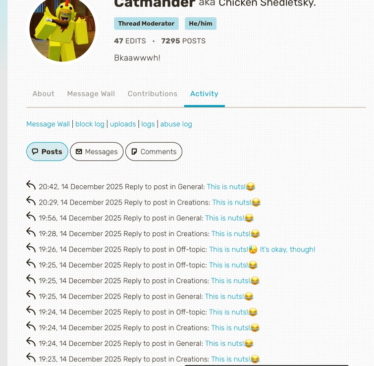 I think catmander has officially lost it | Fandom