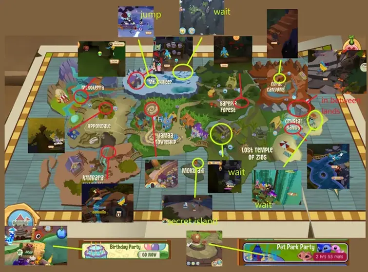 Someone made a chart for (almost) all blinky locations | Fandom