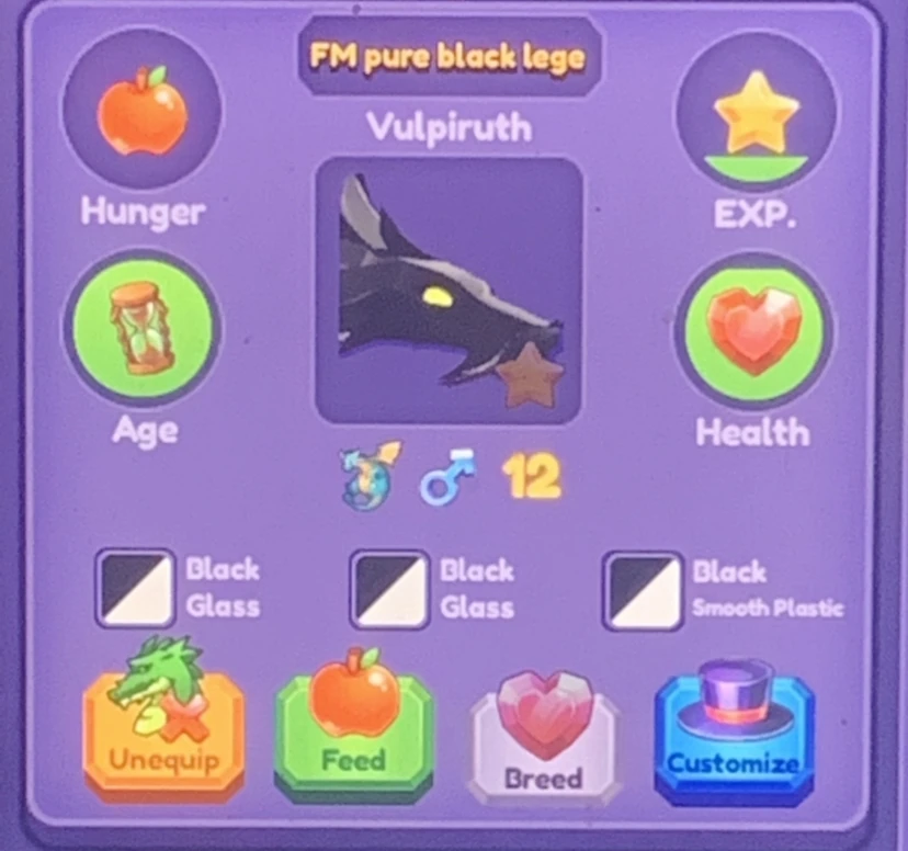 TRADING FM LEGE PURE BLACK VULP (mlf themes) | Fandom