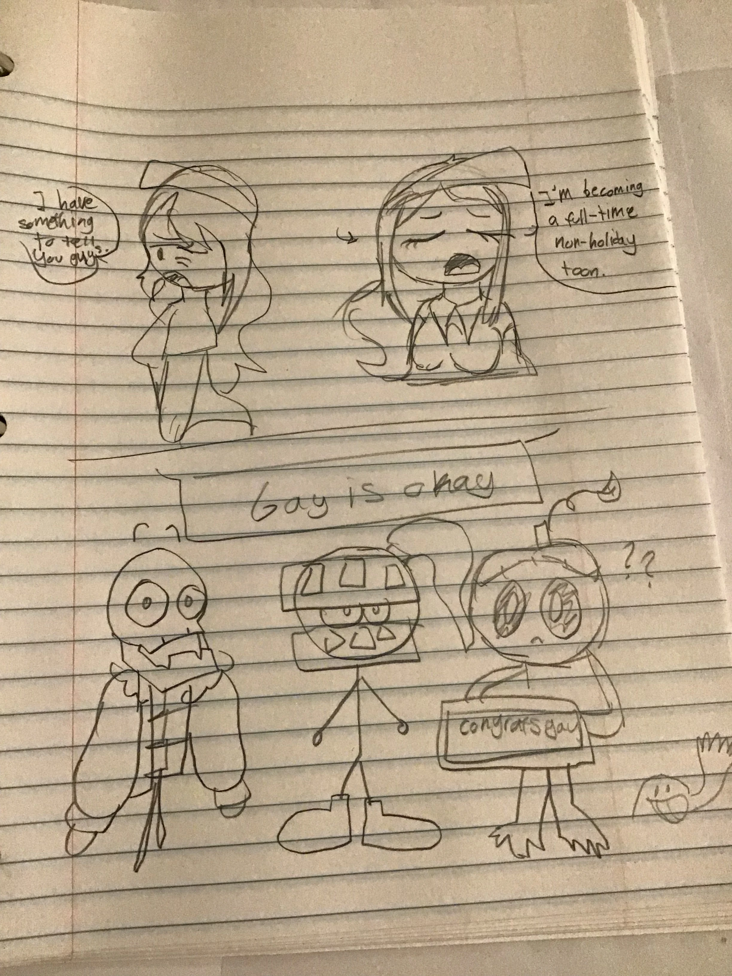 Im Feeling Big Sad Today Take Smtn I Drew Last Night Shitpost Doodle