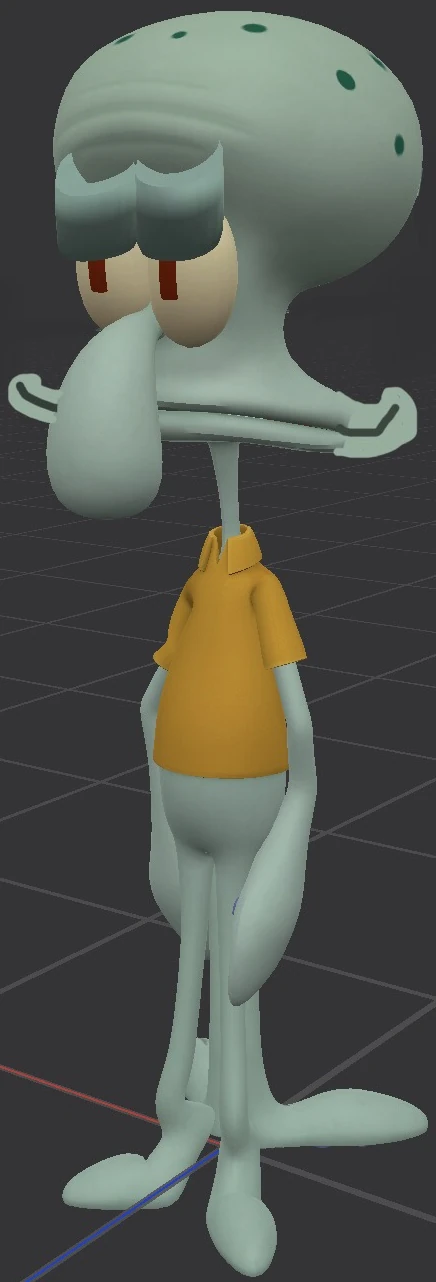 Squidward 3D Render | Fandom