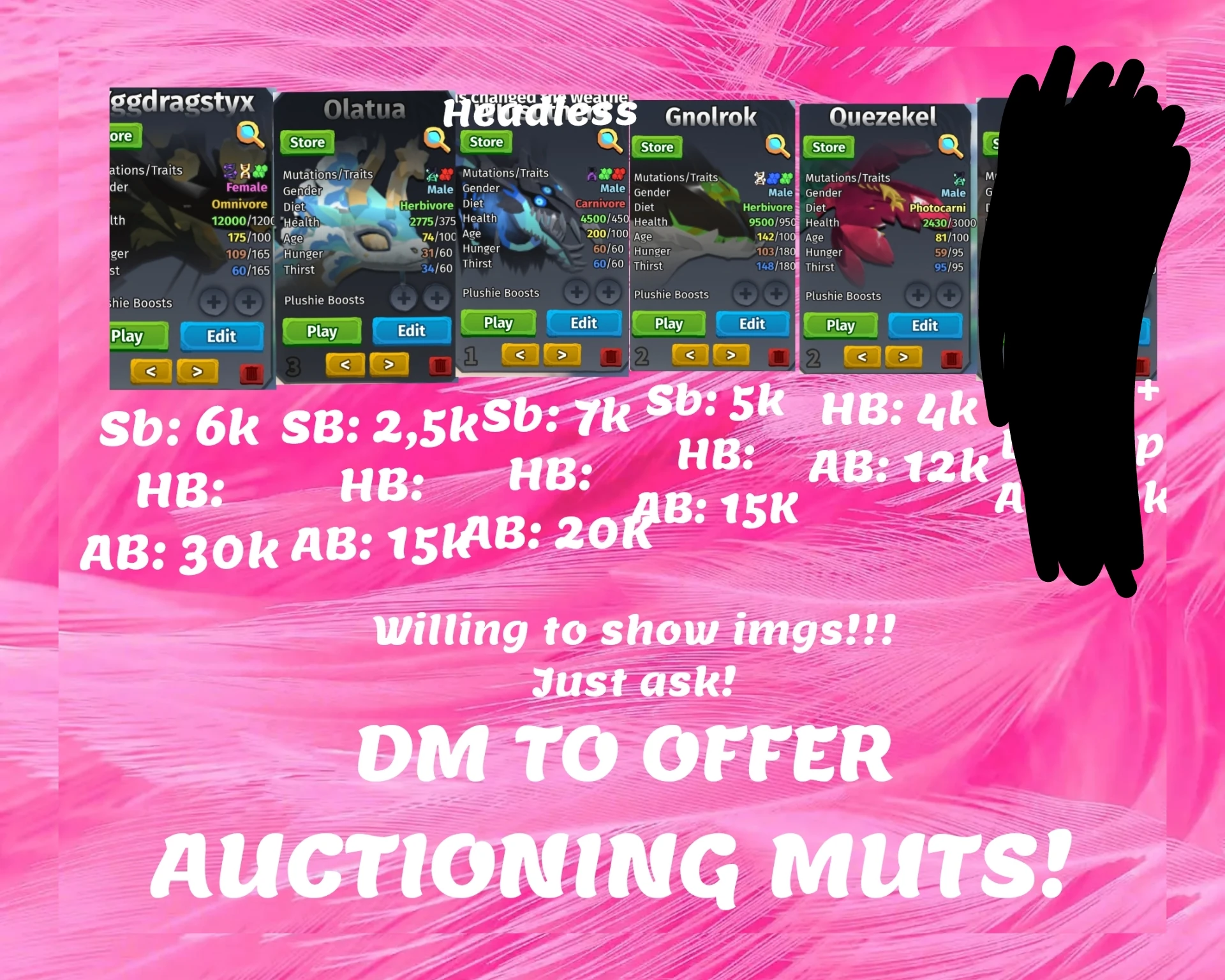 Auctioning mutations! | Fandom