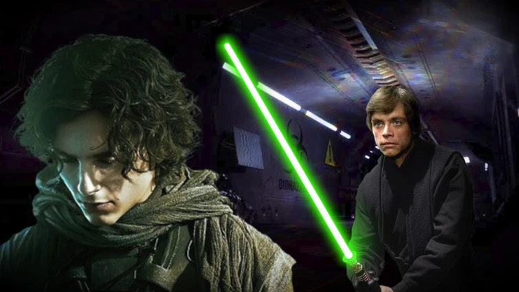 Luke Skywalker vs Paul Atreides Fight Art | Fandom