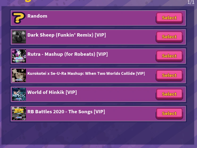 songs im missing from normal vip box. none of them are worth claiming ...