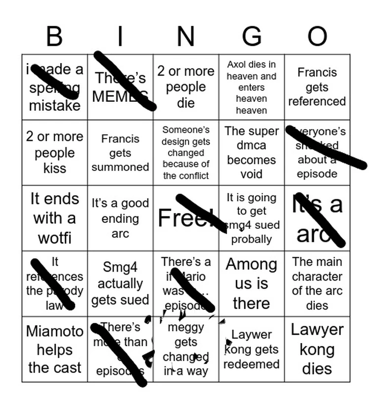 Bingo update | Fandom