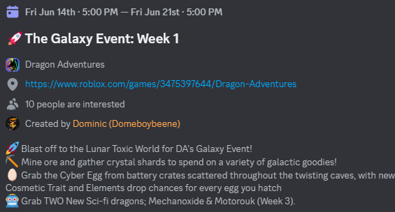A BIT OF INFO FOR THE GALAXY EVENT | Fandom