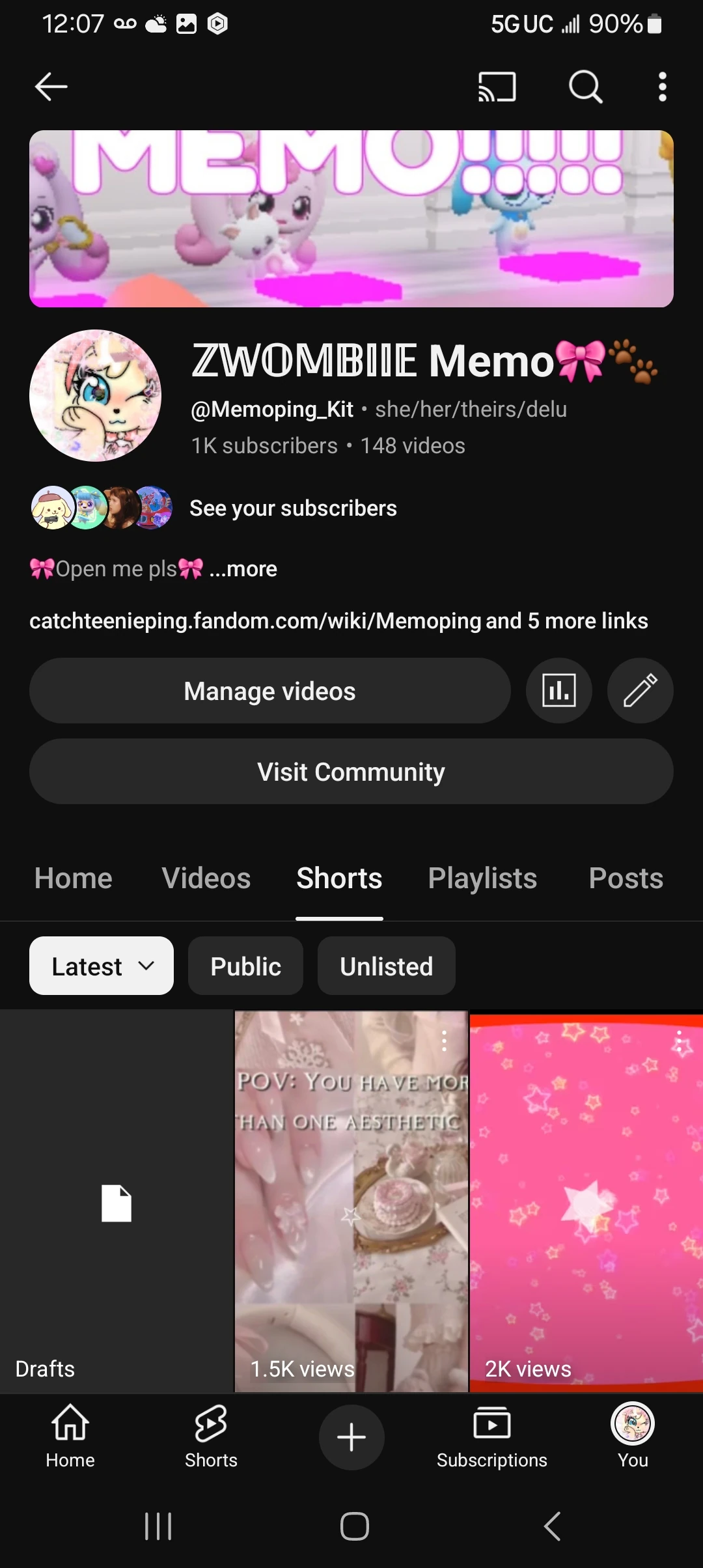 GUYS I REACHED 1K SUBS OMG | Fandom