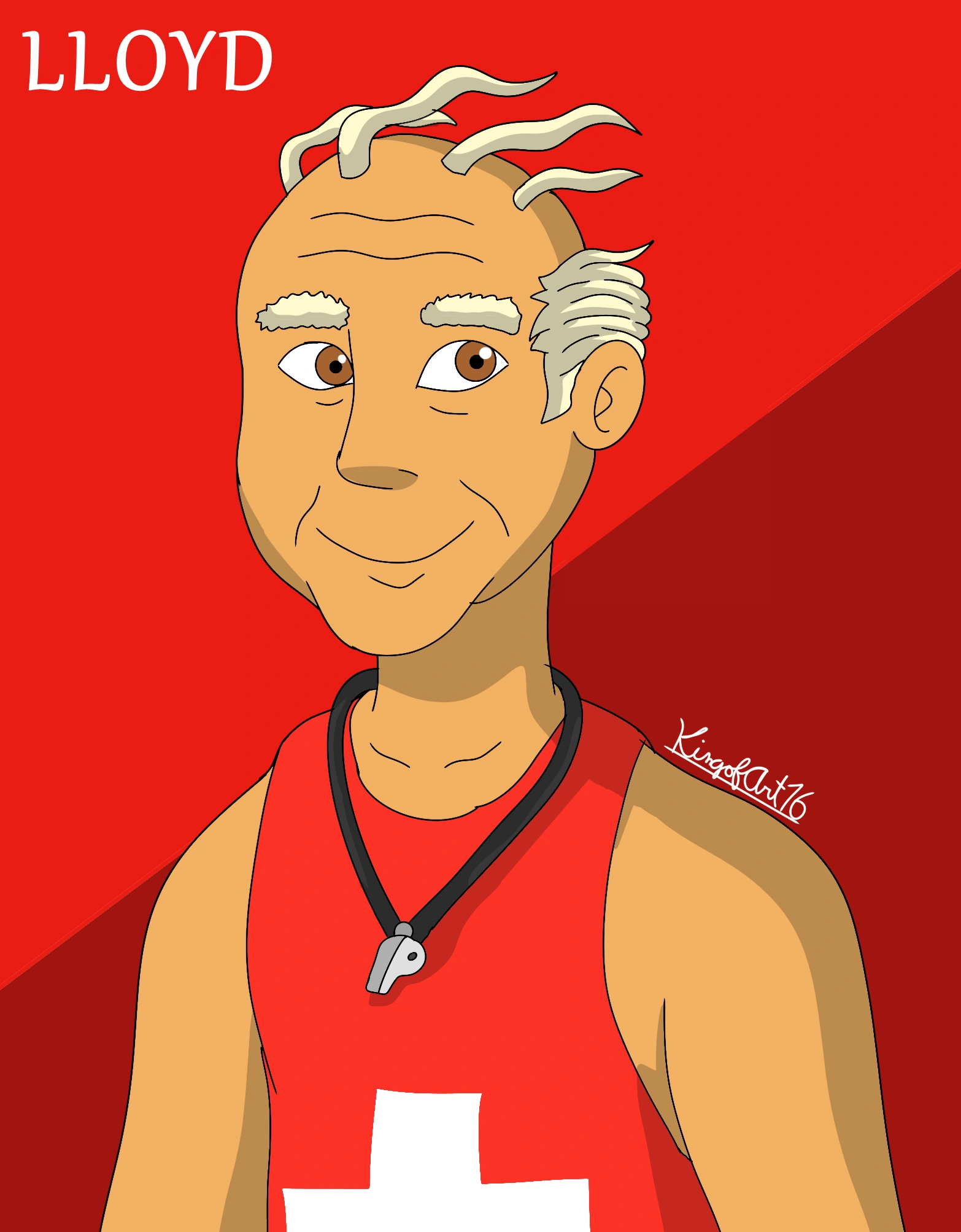 This is my edition of Lloyd and it has been added onto his fanart ...