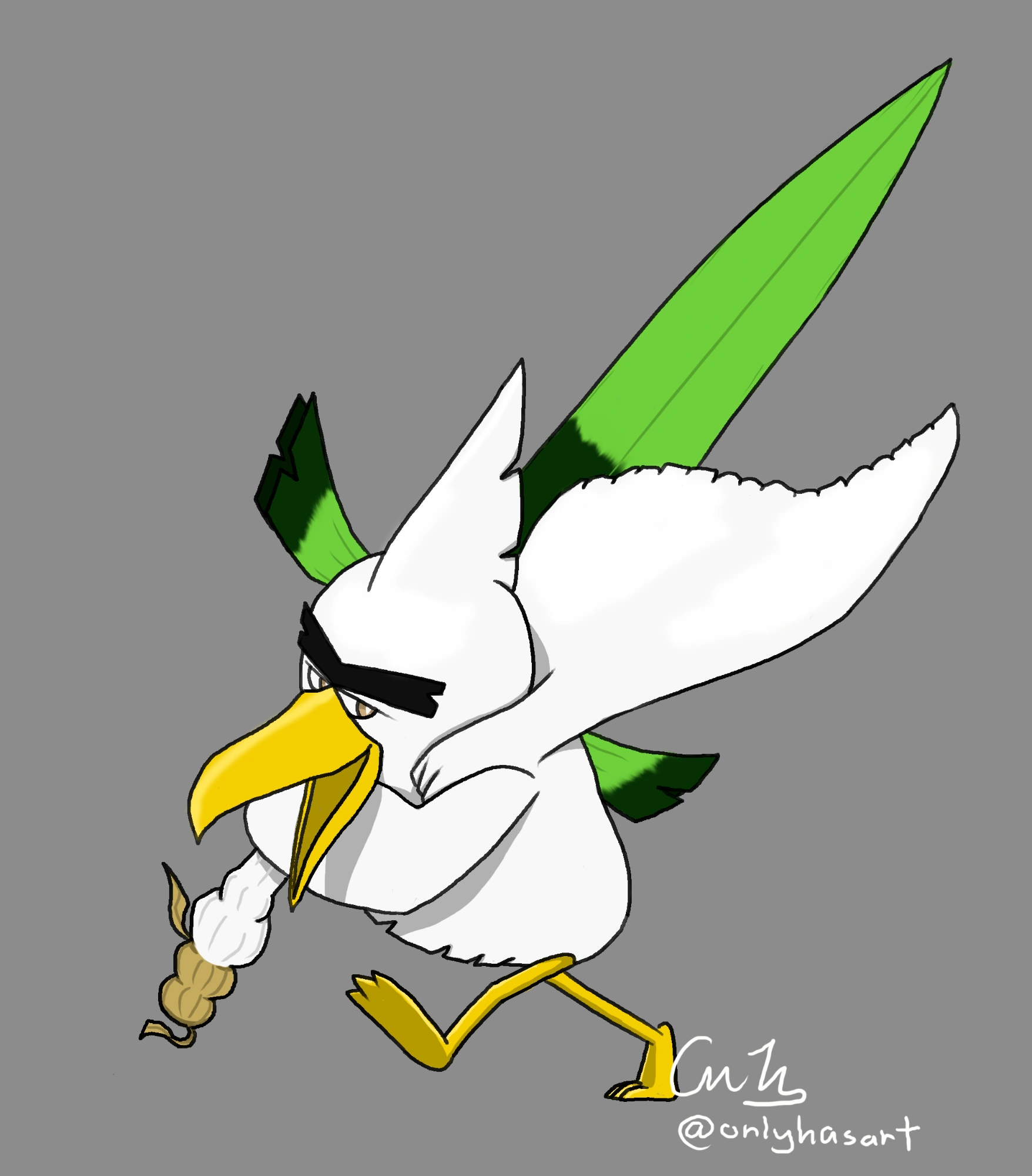 I made Sirfetch'd evo called Lordfetch'd which wields a gun now I made ...