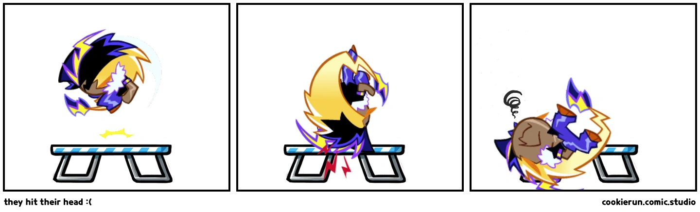 they hit their head :( | Fandom