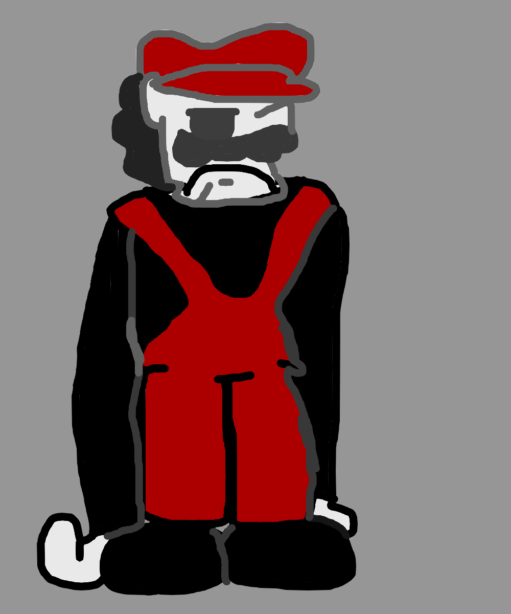 A annoyed mario 85 drawing | Fandom