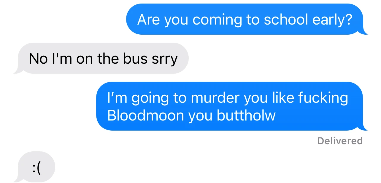 lol yes this is normal- (TW swearing and threats | Fandom