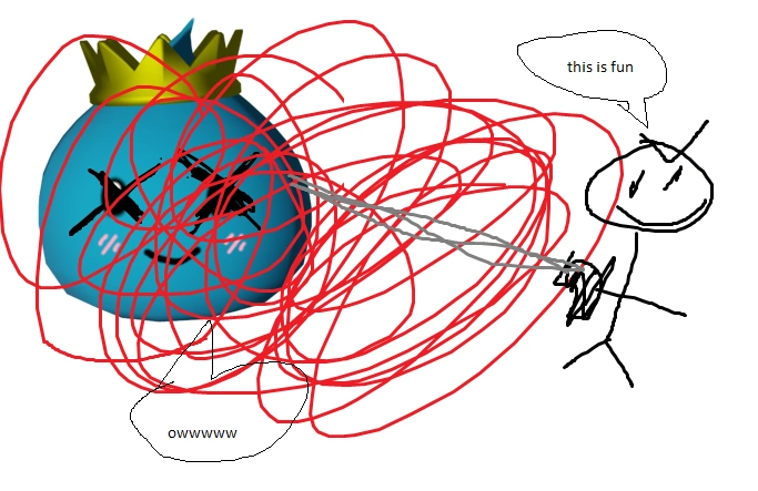 king slime dies extra violence | Fandom