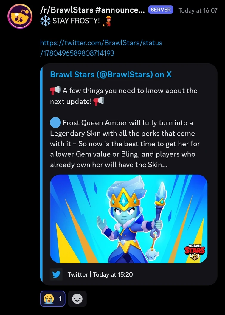 Frost Queen Amber is becoming Legendary next update | Fandom