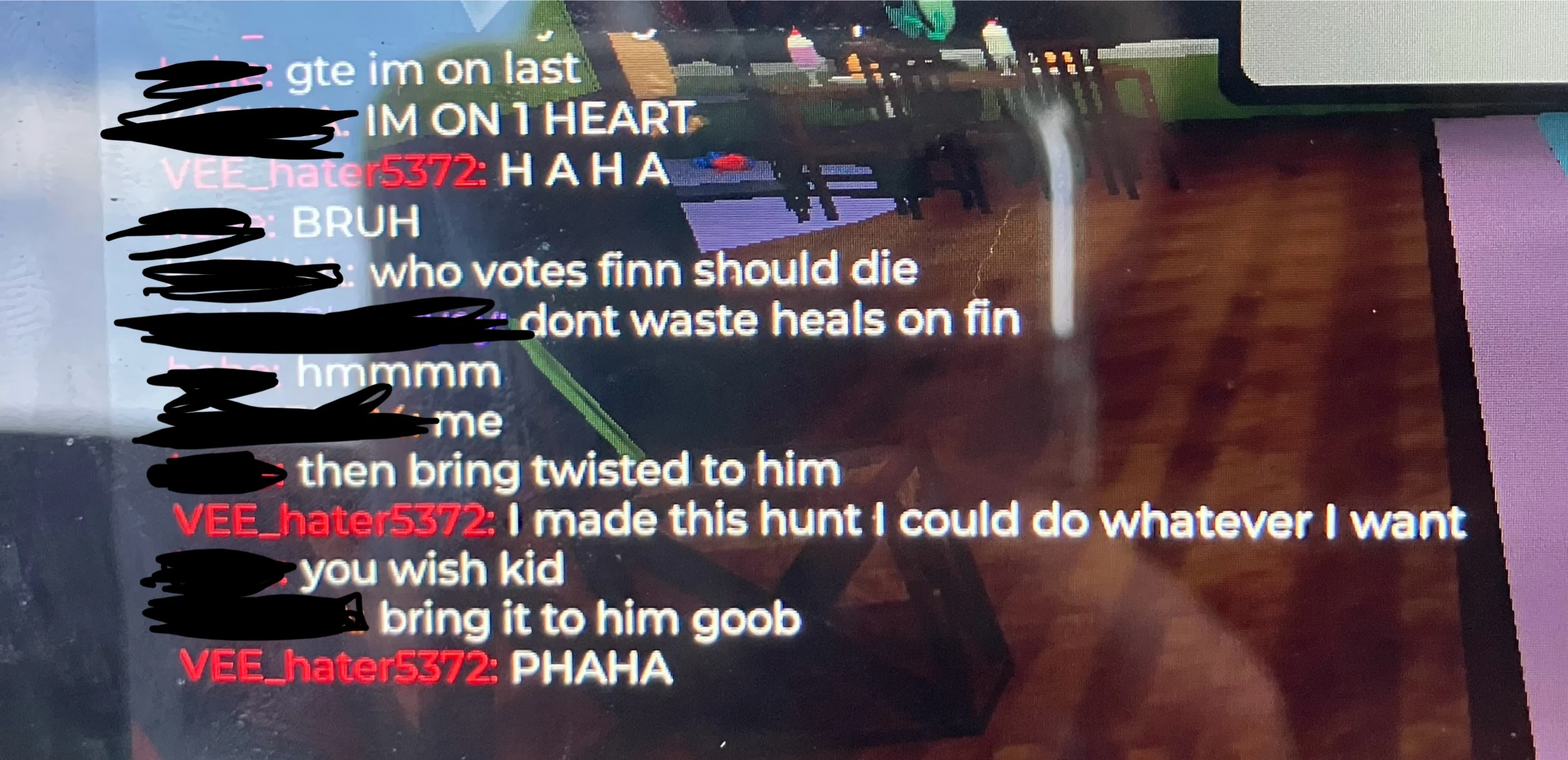 I was doing a run with some people and there was this really mean Finn ...