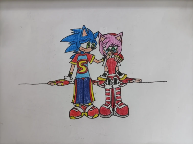 Sonic comforts Amy while she is sad. | Fandom