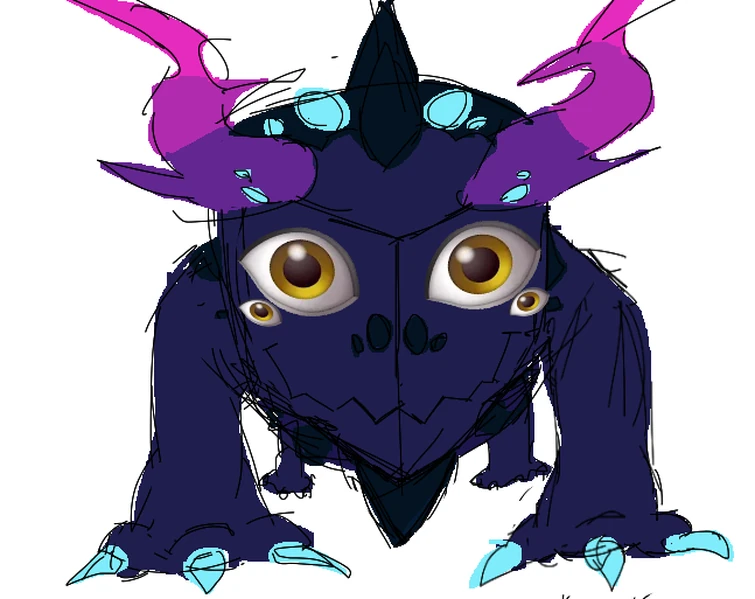 drawing gnolrok everyday for a motnh day 10: staring contest | Fandom