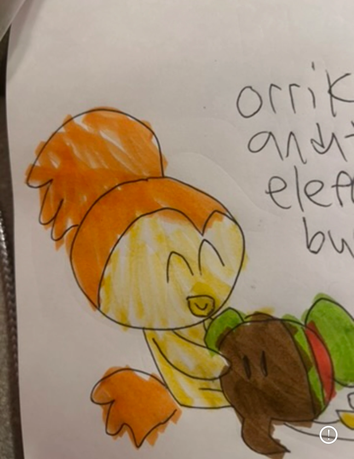 Orikko and his elephant burger | Fandom