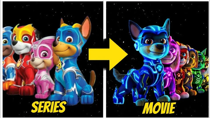 Paw Patrol Mighty Pups Comparison - Series vs the Mighty Movie | Fandom
