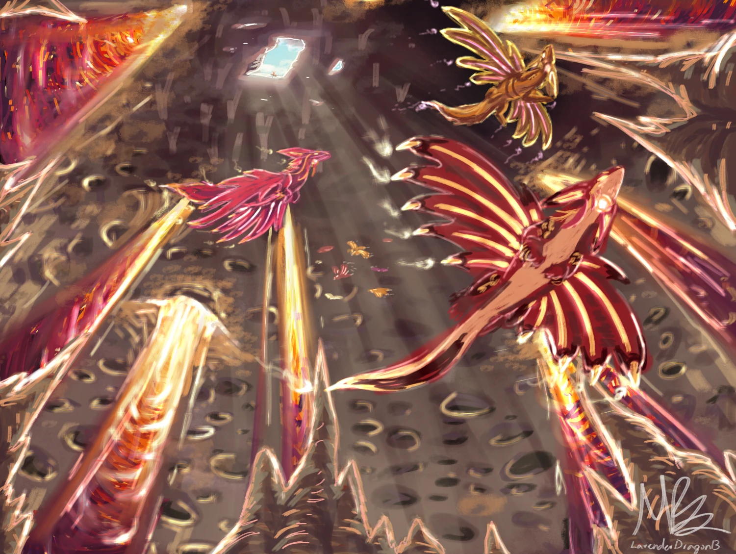 Drawing creatures in their natural habitat part 4 (Phyremia) | Fandom