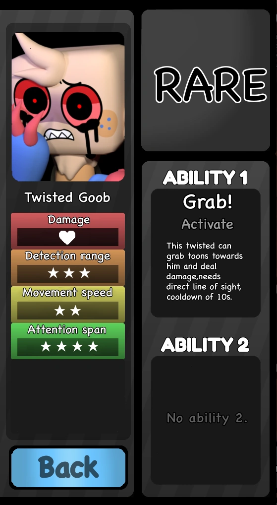 What if there was twisted stats/selection screens or smth uh ye(idk ...