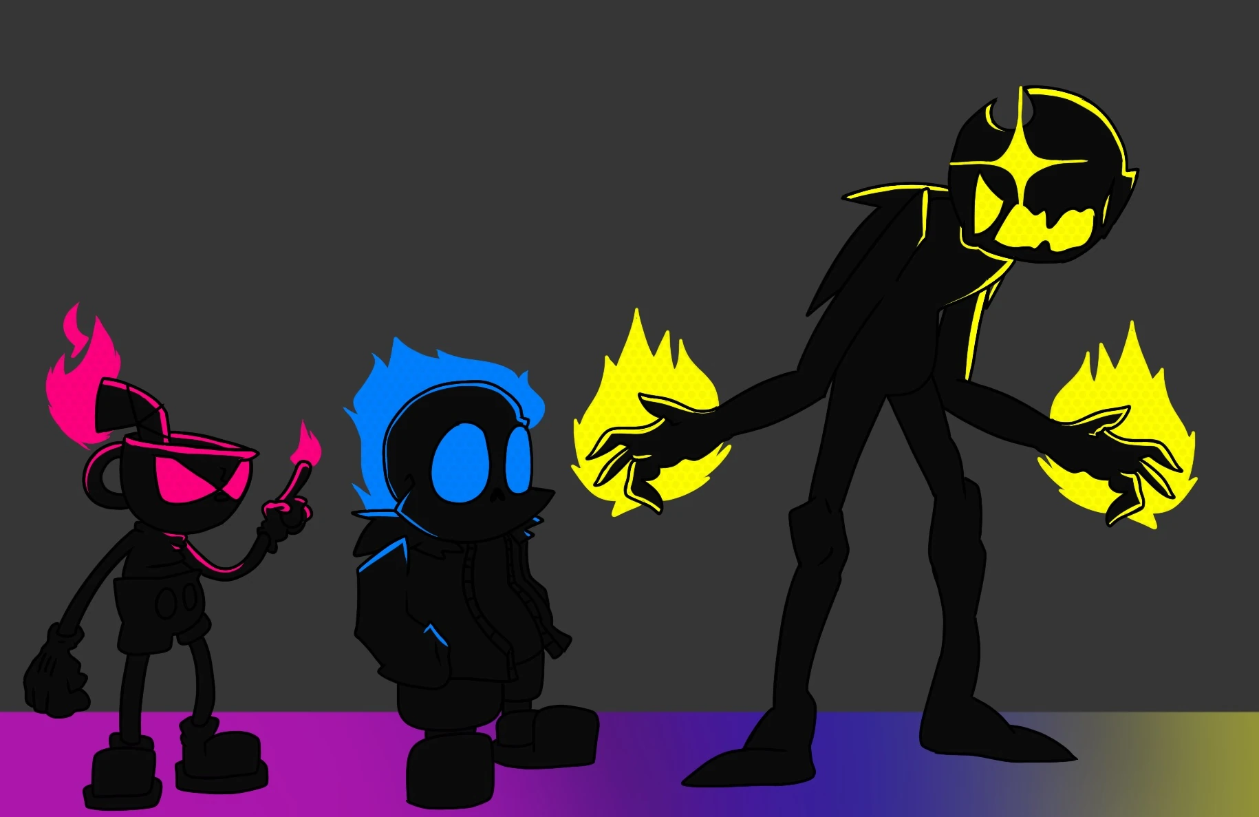 Nightmare Cuphead, Sans and Bendy art | Fandom