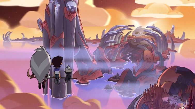 Amphibia, Owl House, SVTFOE and Gravity Falls definitely take place in ...